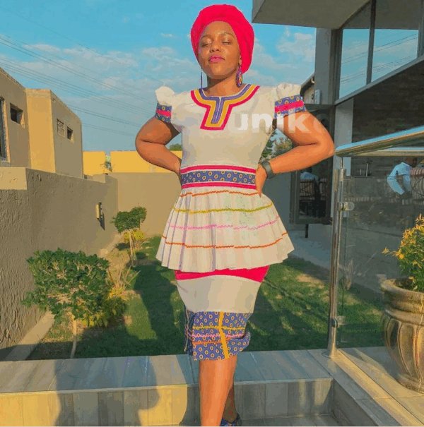 Beautiful SePedi Attire for Makoti - Traditional Dresses in South ...